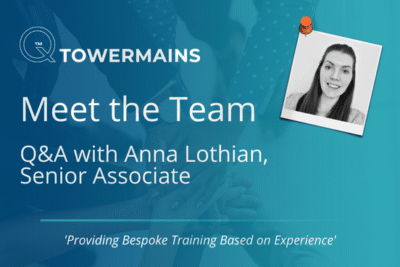 Meet the Team – Q&A with Anna Lothian – Tower Mains